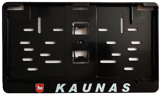 r6-s Valstybinio numerio rėmelis - šilkografinė spauda - KAUNAS R6 300 ...